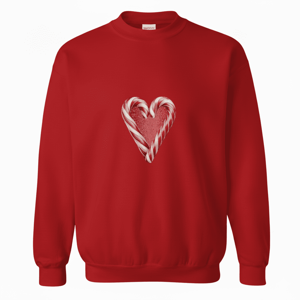 Beautiful Candy Cane Heart Sweet Holiday Love Festive Celebration ...