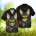 Beautiful Cat Art Hawaiian Shirt, Cat Hawaii Aloha Beach Shirts , Cat ...