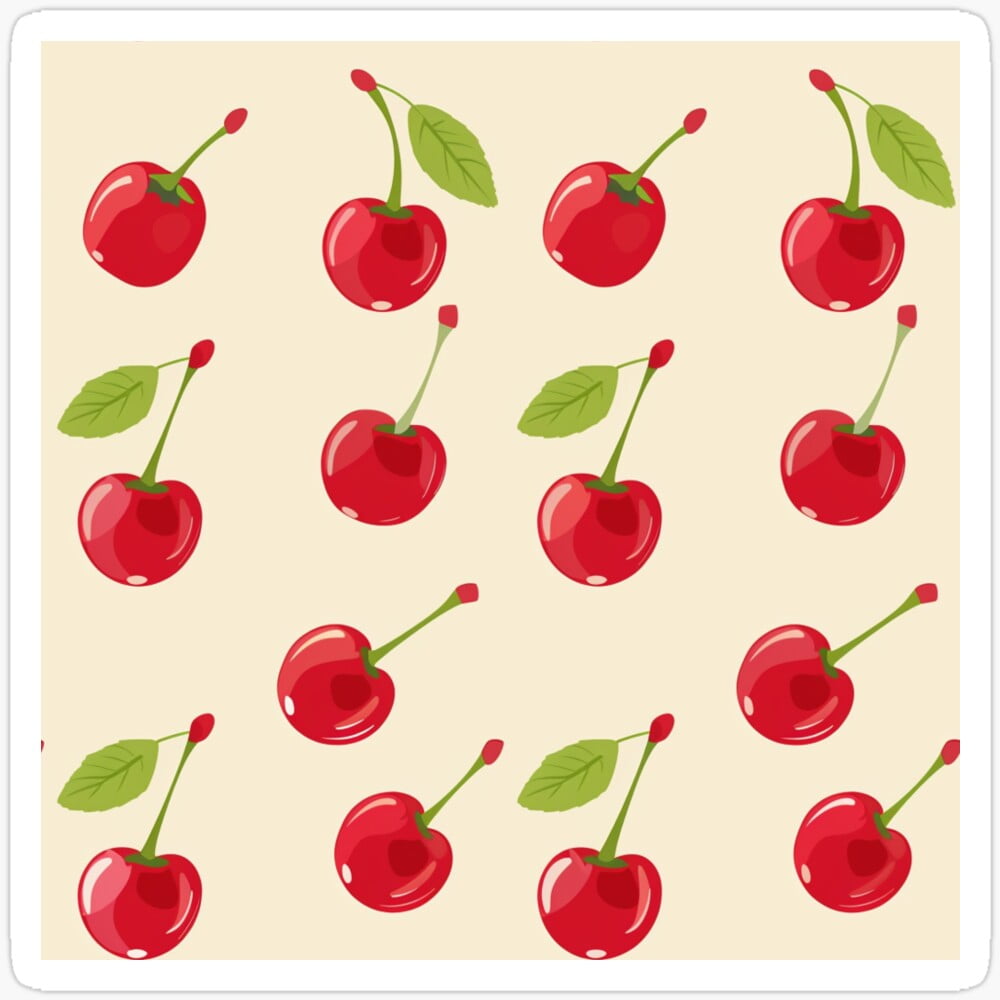 Beautiful Cherries Sticker Kir-6270 - Walmart.com