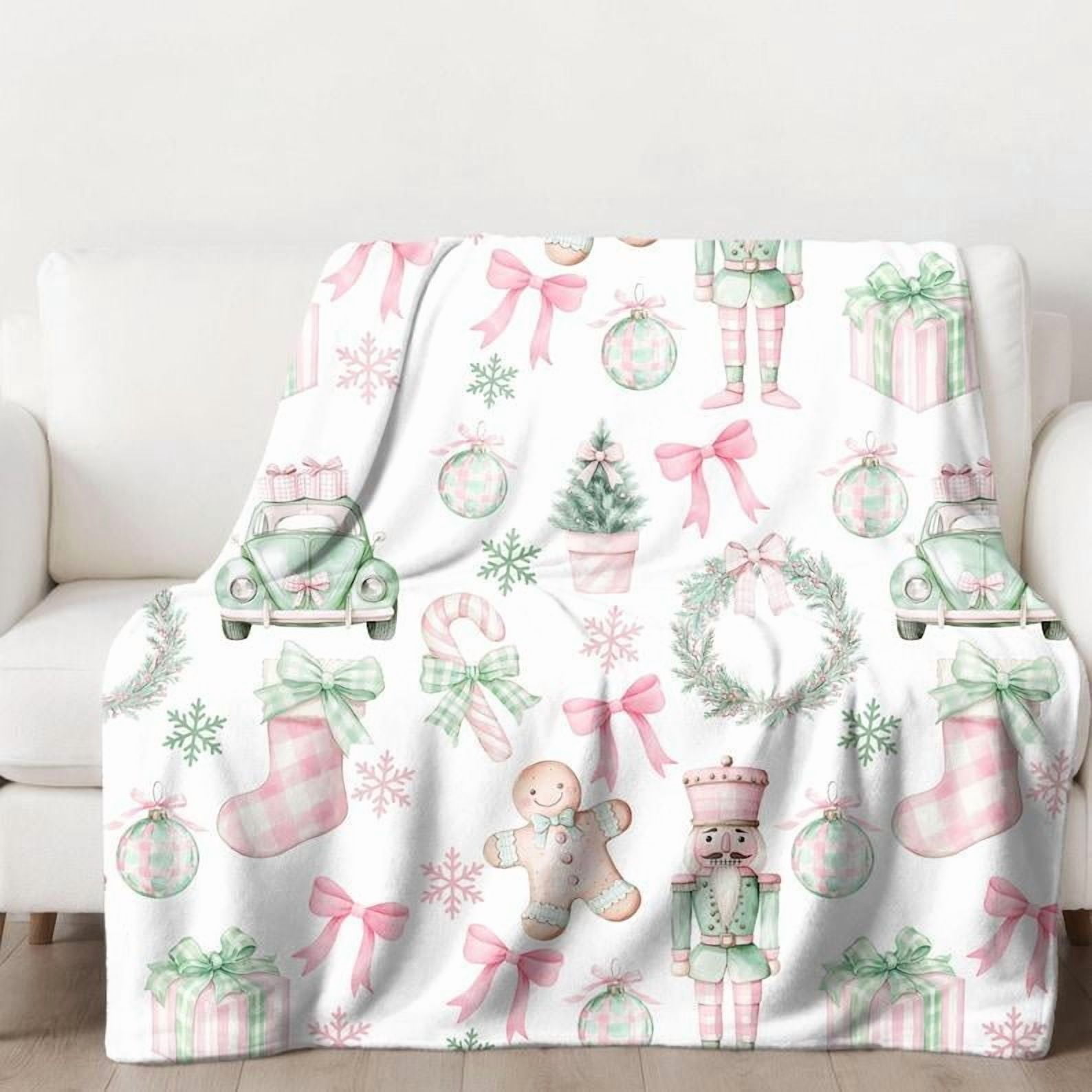 Beautiful Chinoiserie Blanket, Trendy toile home decor, coquette pink ...