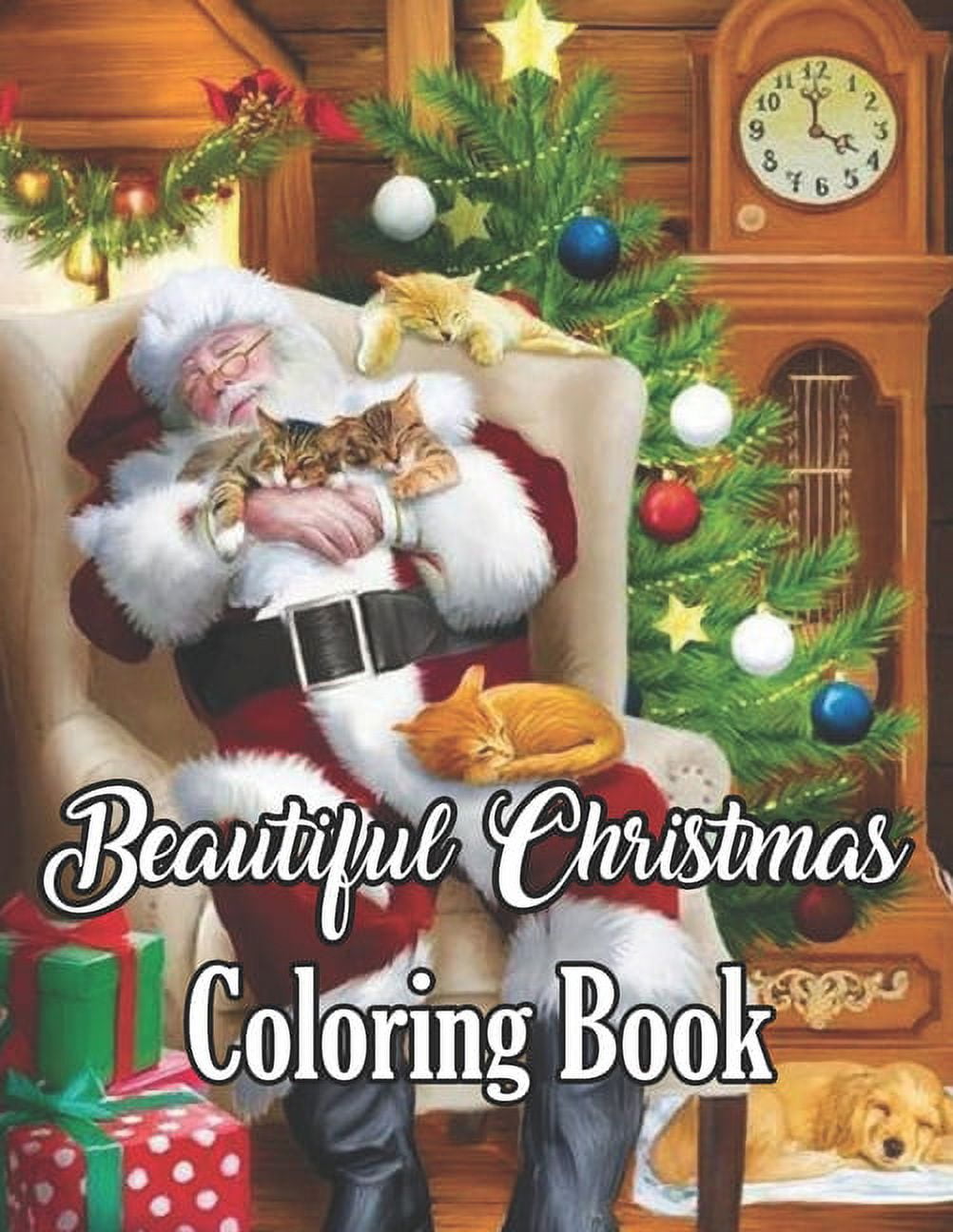 Beautiful Christmas Coloring Book : An Adult Coloring Book Featuring ...