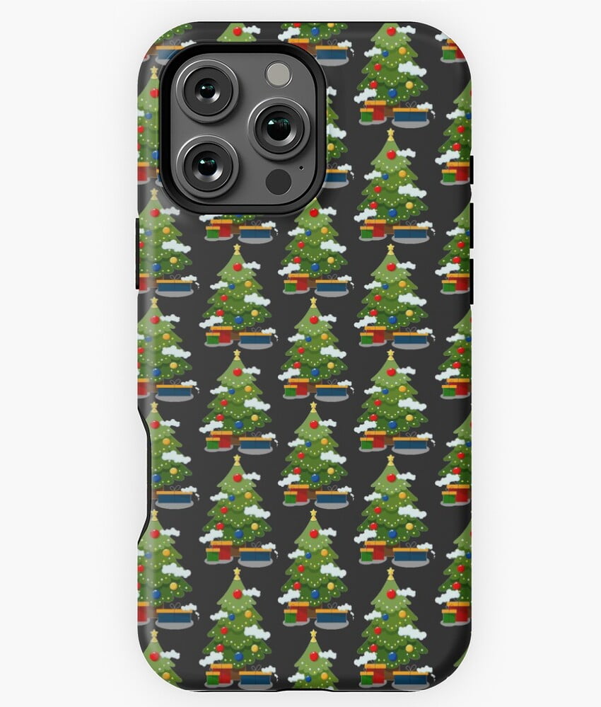Beautiful Christmas Tree with Gifts Phone Case for iPhone 16 15 14 13 ...