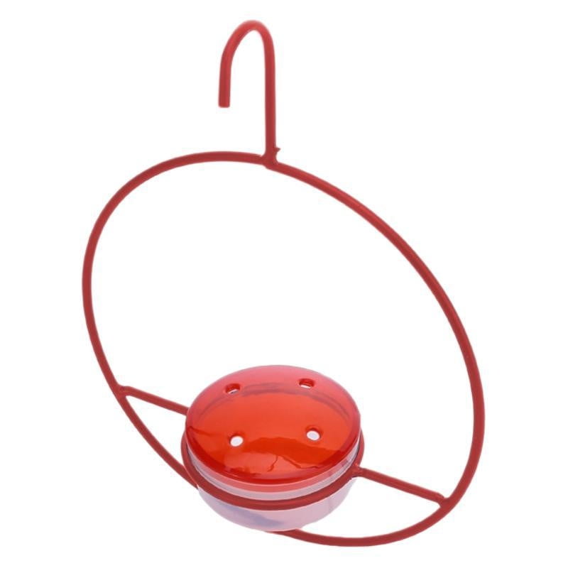 Beautiful Circular Hanging Hummingbird Feeder, Outdoor Bird Feeder with Transparent Glass Bowl ...