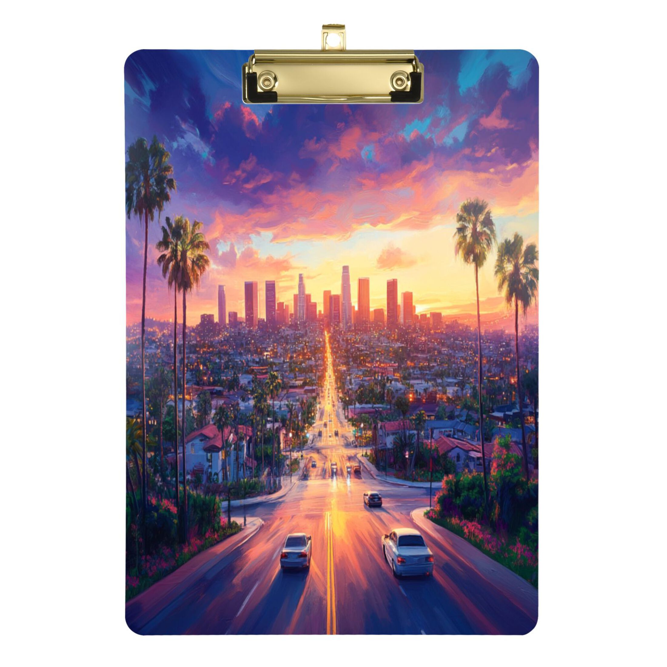Beautiful Cityscape Acrylic Clipboards A4 Standard Size Clipboard 12.5 ...