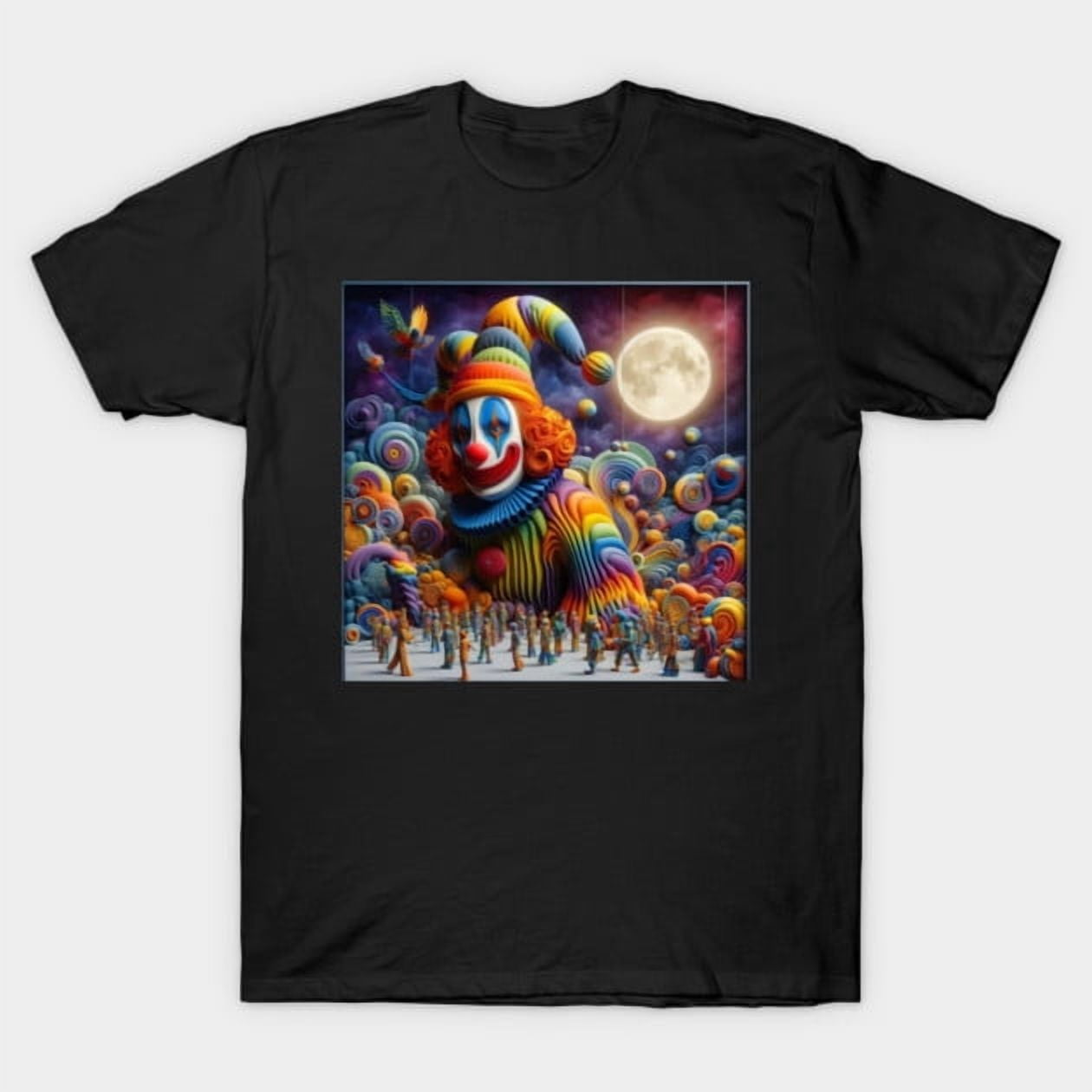 Beautiful Clown Why Am I A Clown Funny Sad Circus Memoir Quote Unisex T ...