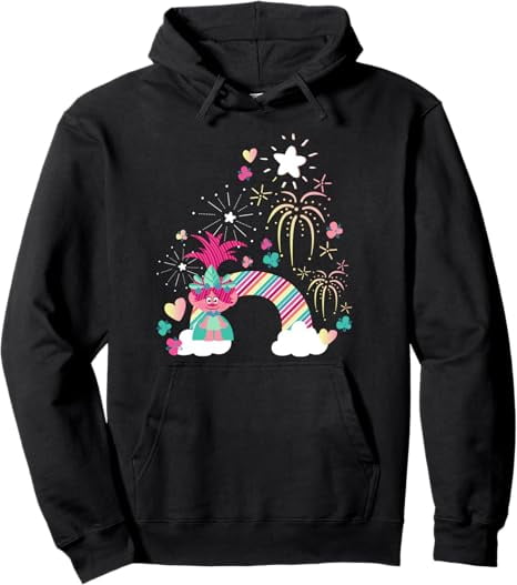 Beautiful Color, Comfortable, DreamWorks Trolls Fireworks Pullover ...