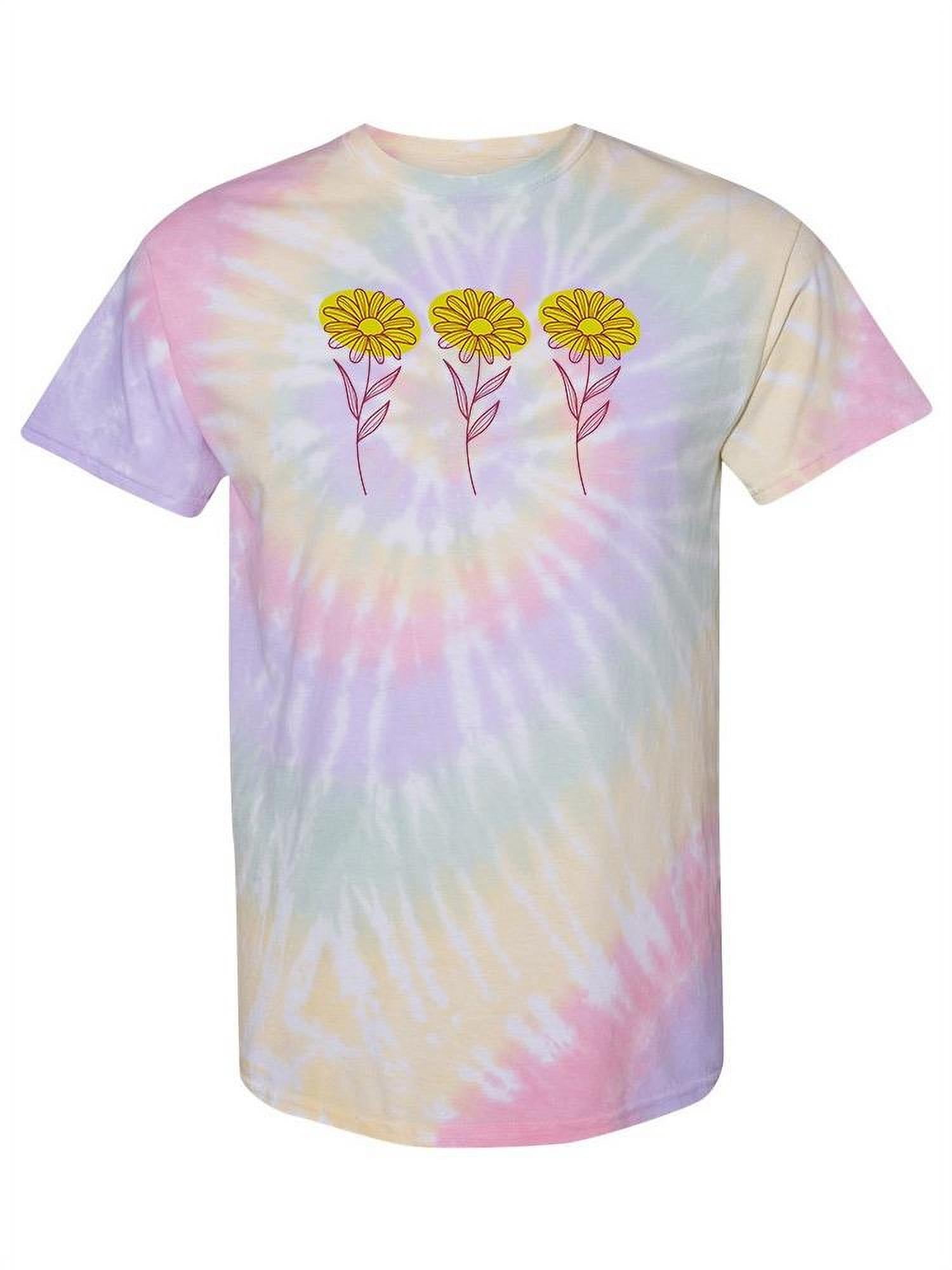 Beautiful Cosmos Flowers Tie-Dye Spiral Women -Smartprints Designs ...