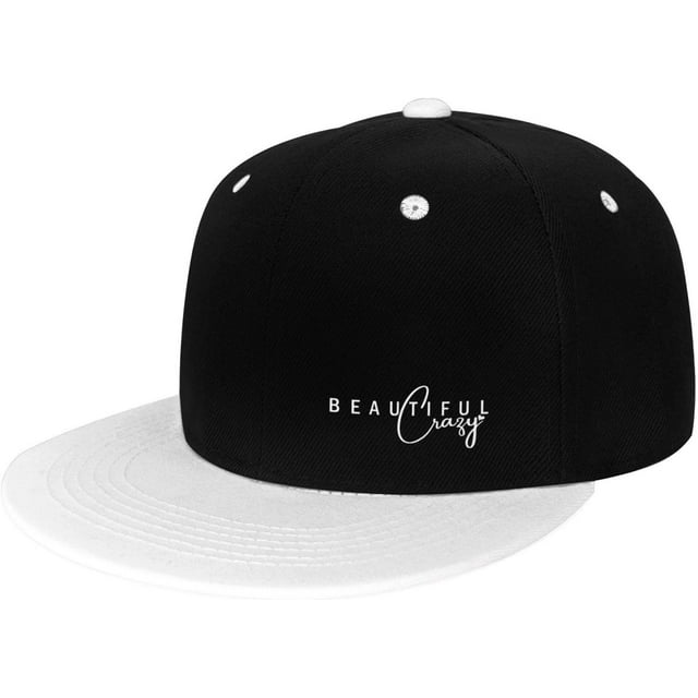 Beautiful Crazy Flat Bill Hats Contrast Hip Hop Baseball Cap Unisex ...