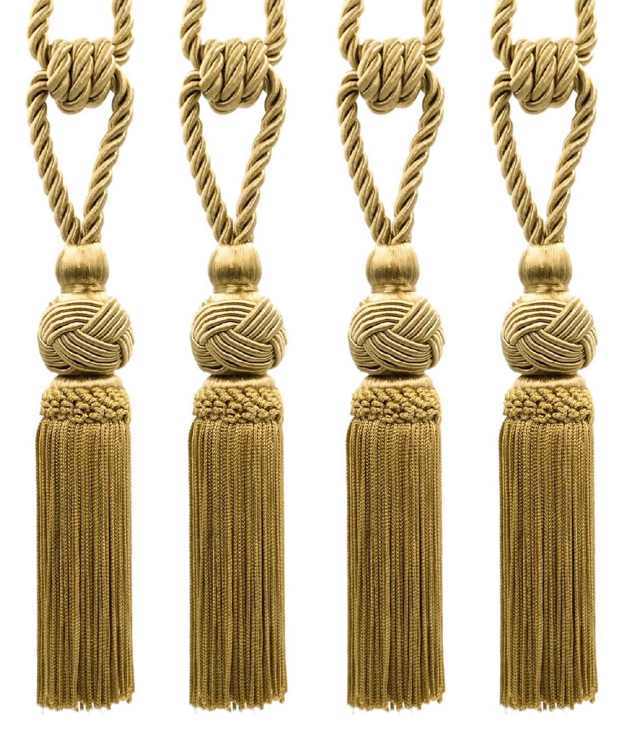 Beautiful Curtain & Drapery Chainette Tassel Tieback with Turkish Head ...