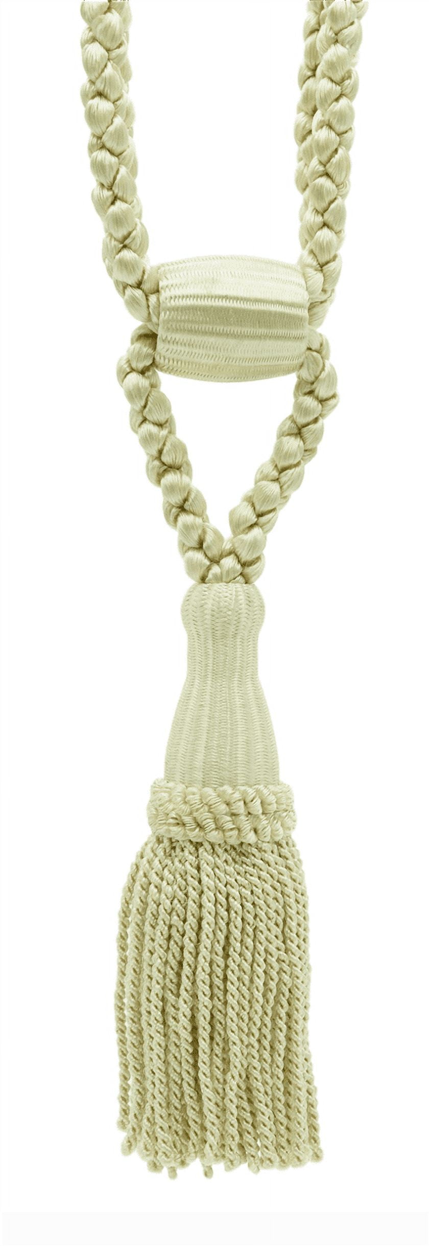 Beautiful Curtain & Drapery Tassel Tieback, Adjustable Cord Length with ...