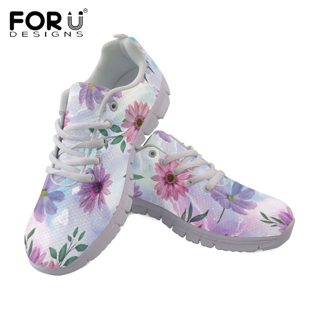 Beautiful Daisy Flower Pattern Women's Comfortable Flat Shoes ...