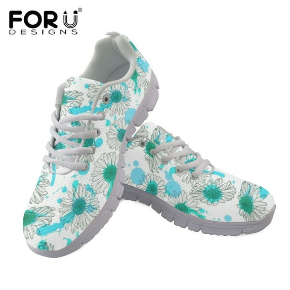 Beautiful Daisy Flower Pattern Women's Comfortable Flat Shoes ...