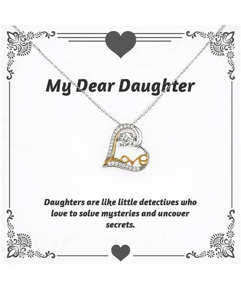 Beautiful Daughter Love Dancing Necklace, Daughters are like little ...
