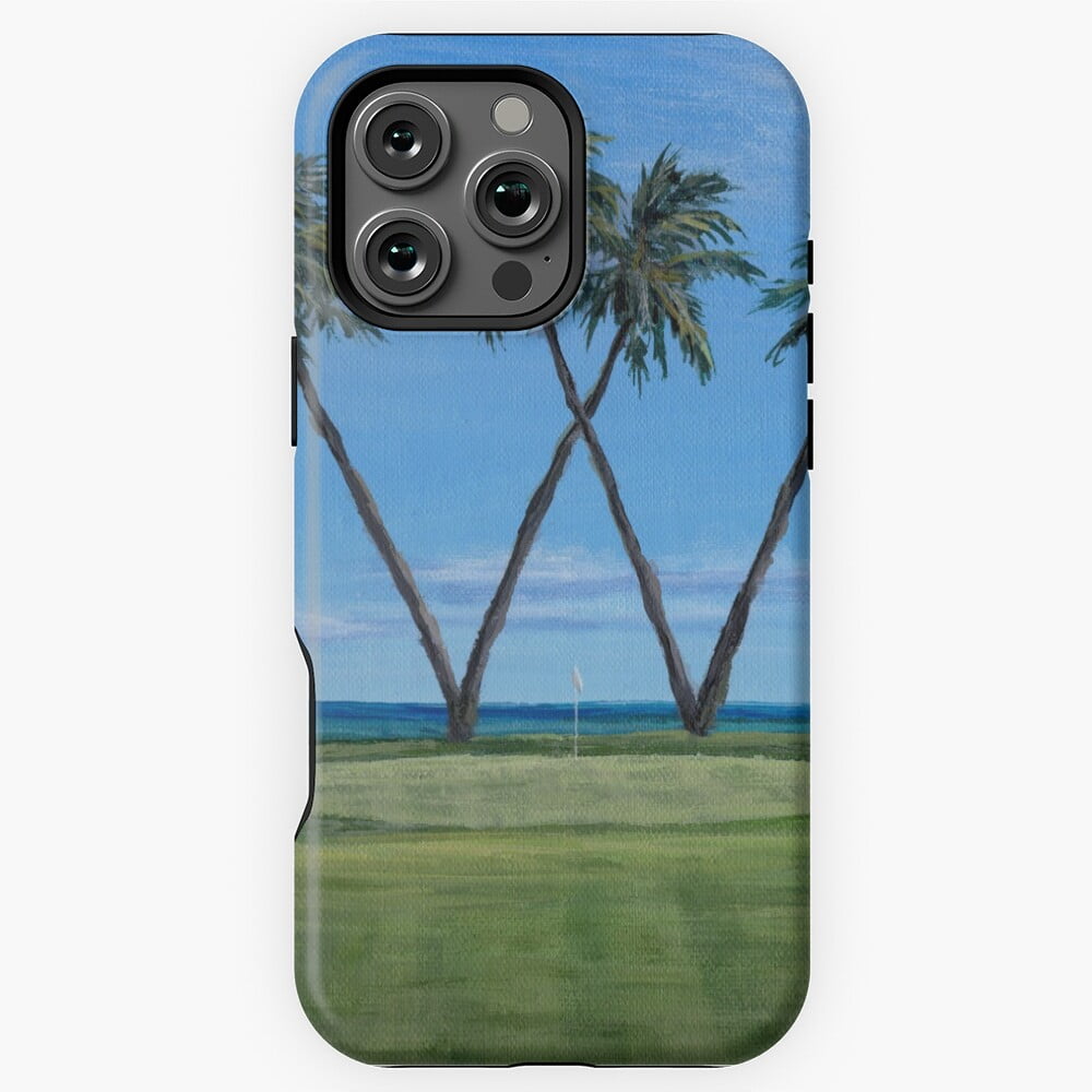 Beautiful Day at Waialae Hawaiian Seaside Art Phone Case Compatible ...