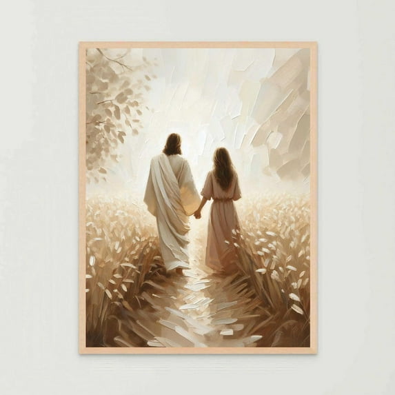 Beautiful Days, Modern Christian Art, Jesus Walking With A Woman ...
