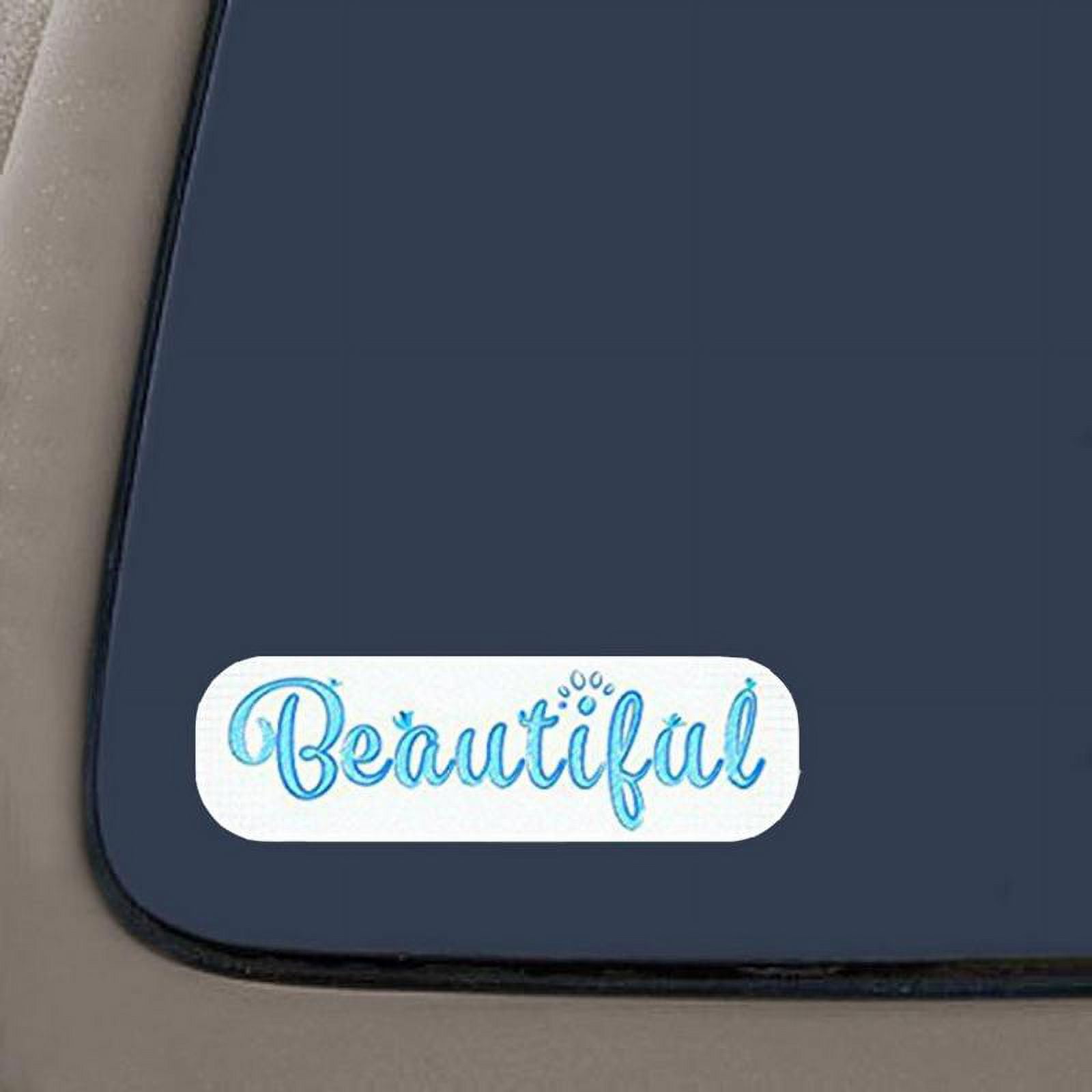 Beautiful Decal Sticker | 5.5 Inches By 1.75 Inches | Decal Sticker ...