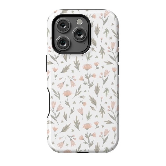 Beautiful Delicate Flowers Botanical Art Phone Case for 11/12/13/14/15 ...
