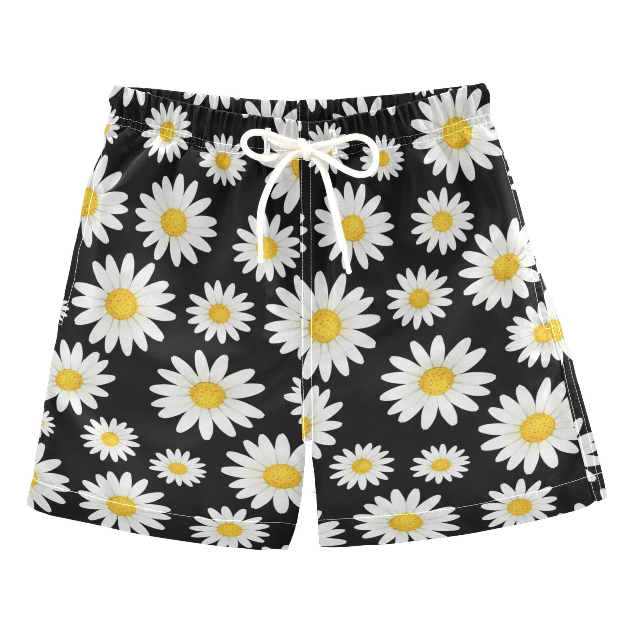 Beautiful Ditsy Floral Swim Trunks Quick Dry Beach Pool Board Shorts ...