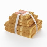 Beautiful by Drew Barrymore 6-Piece Dobby Bath Towel Set, Soft 100% ...