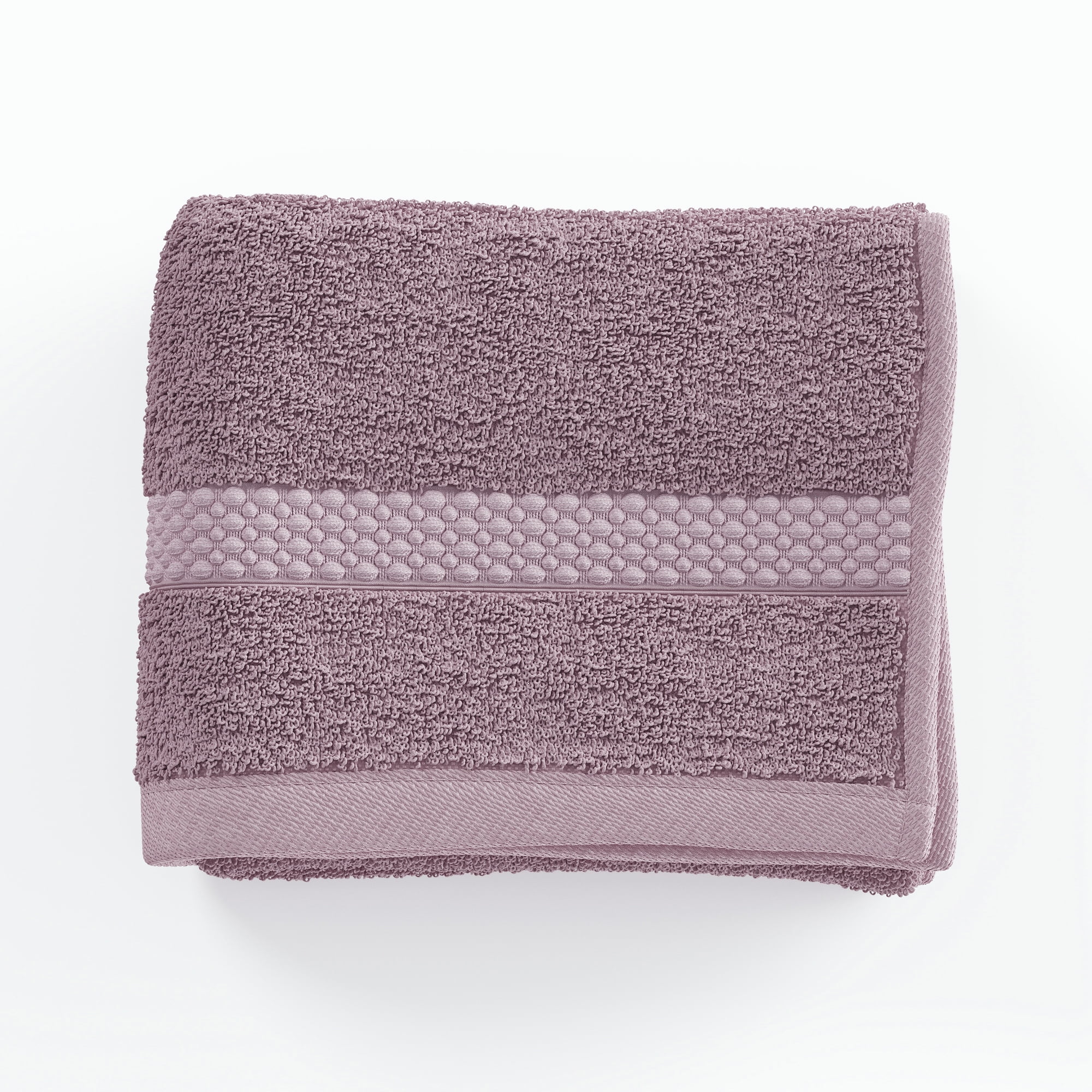 Beautiful Dobby Hand Towel, 28" x 16", Rose Pink by Drew Barrymore ...