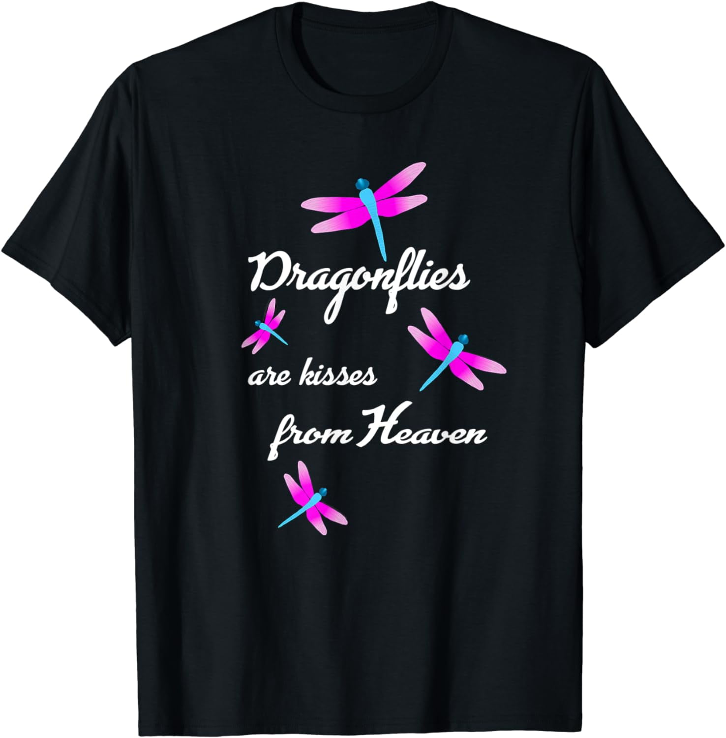 Beautiful Dragonfly Kiss Heaven Insect Lover T-Shirt - Walmart.com
