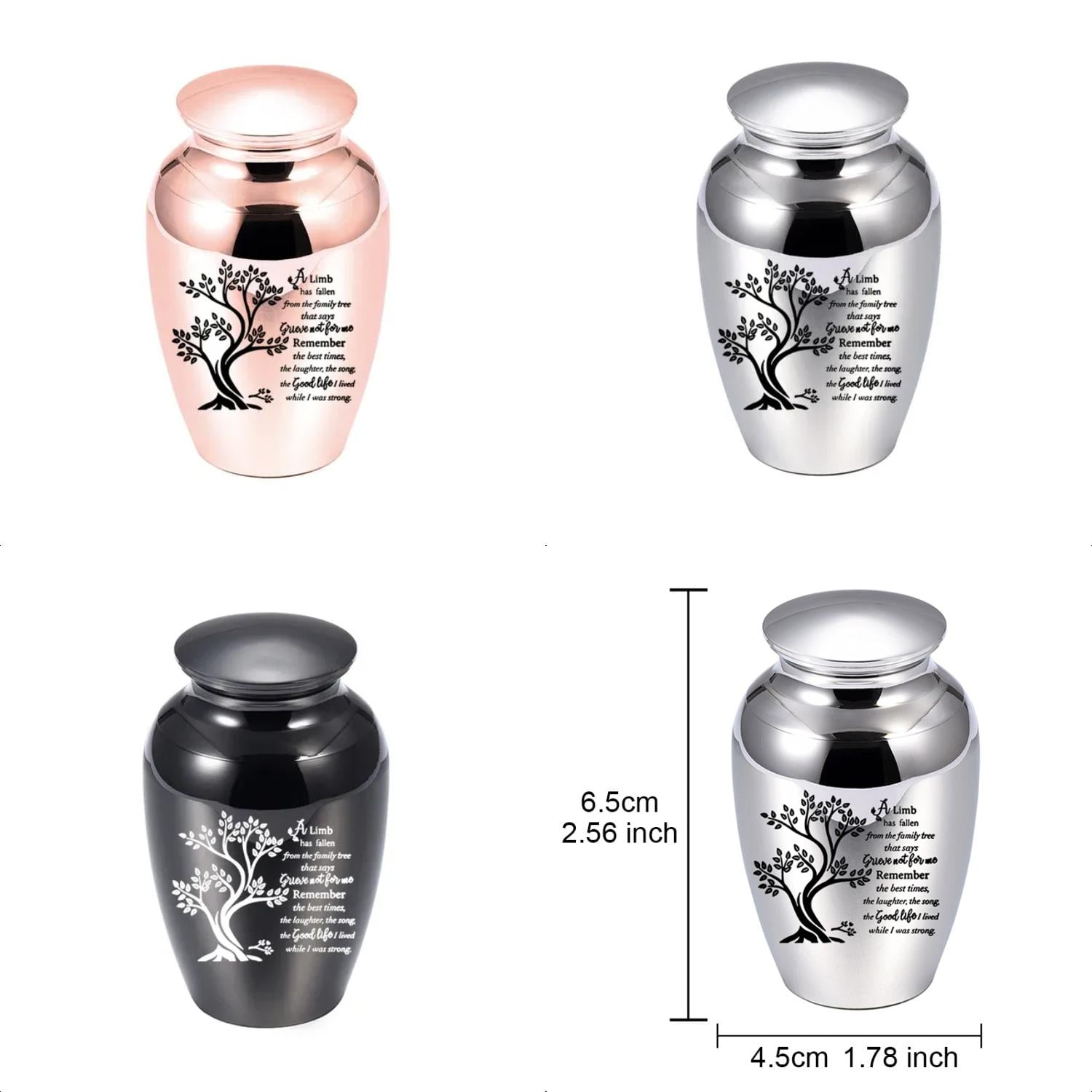 Beautiful Durable Small Tree of Life Keepsake Urn in Aluminum Alloy - A Touching and Perfect ...