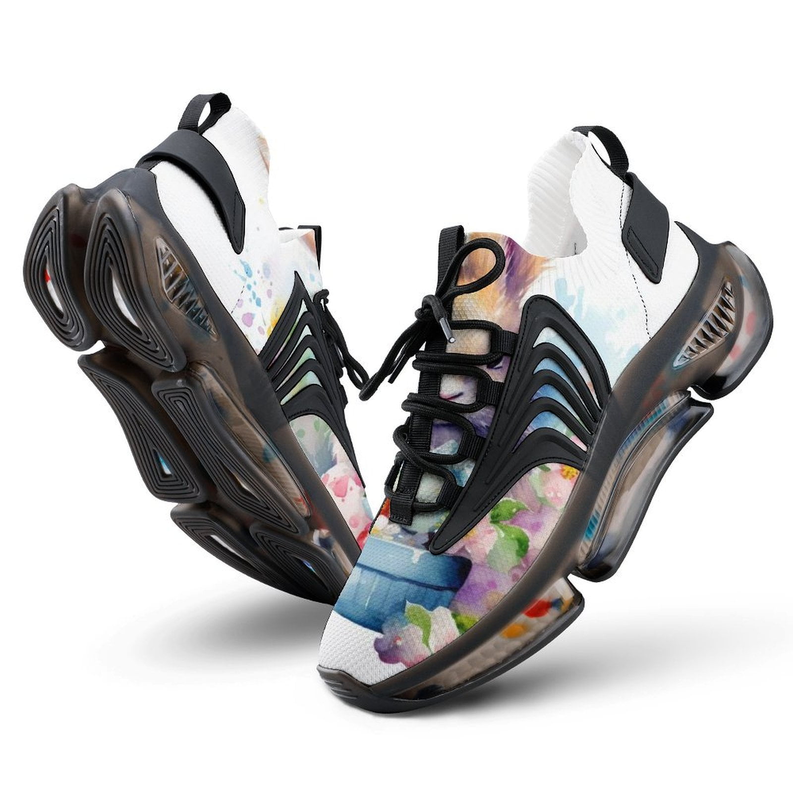 Beautiful Easter Bunny Flowers Eggs Walking Shoes for Men Woman ...