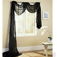 Beautiful Elegance Fully Stitched Window Sheer Voile Scarf Curtain ...
