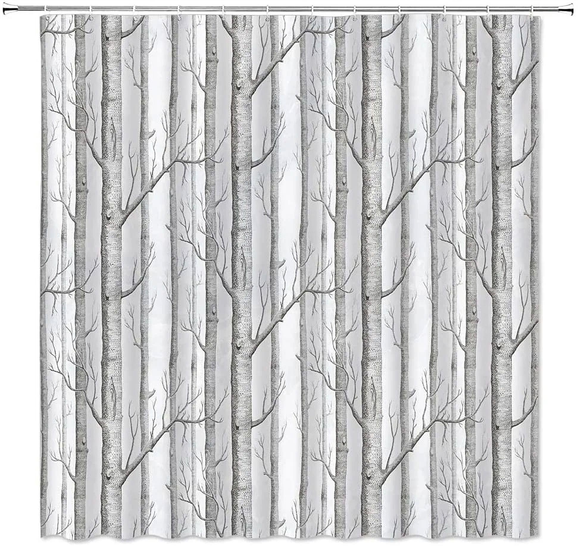 Beautiful Elegant Color Tree Leaf Twig Forest 3D Printing Art Shower ...
