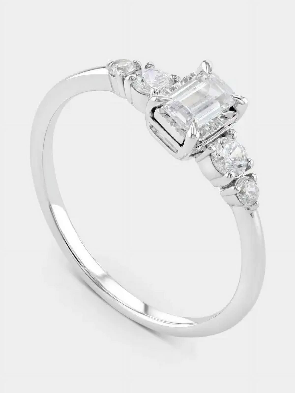 Beautiful Emerald Cut Ring White/Yellow/Rose Gold 1 CT Engagement Ring ...