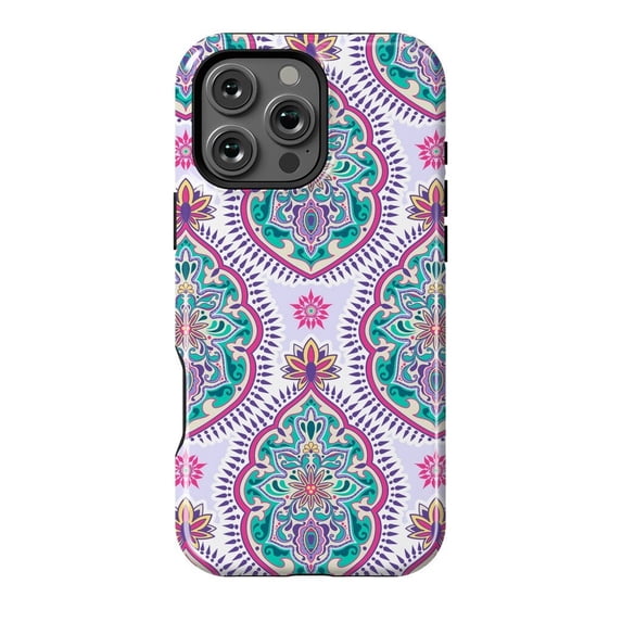 Beautiful Ethnic Mandalas Boho H621Protective Case for iPhone 17 16 15 ...