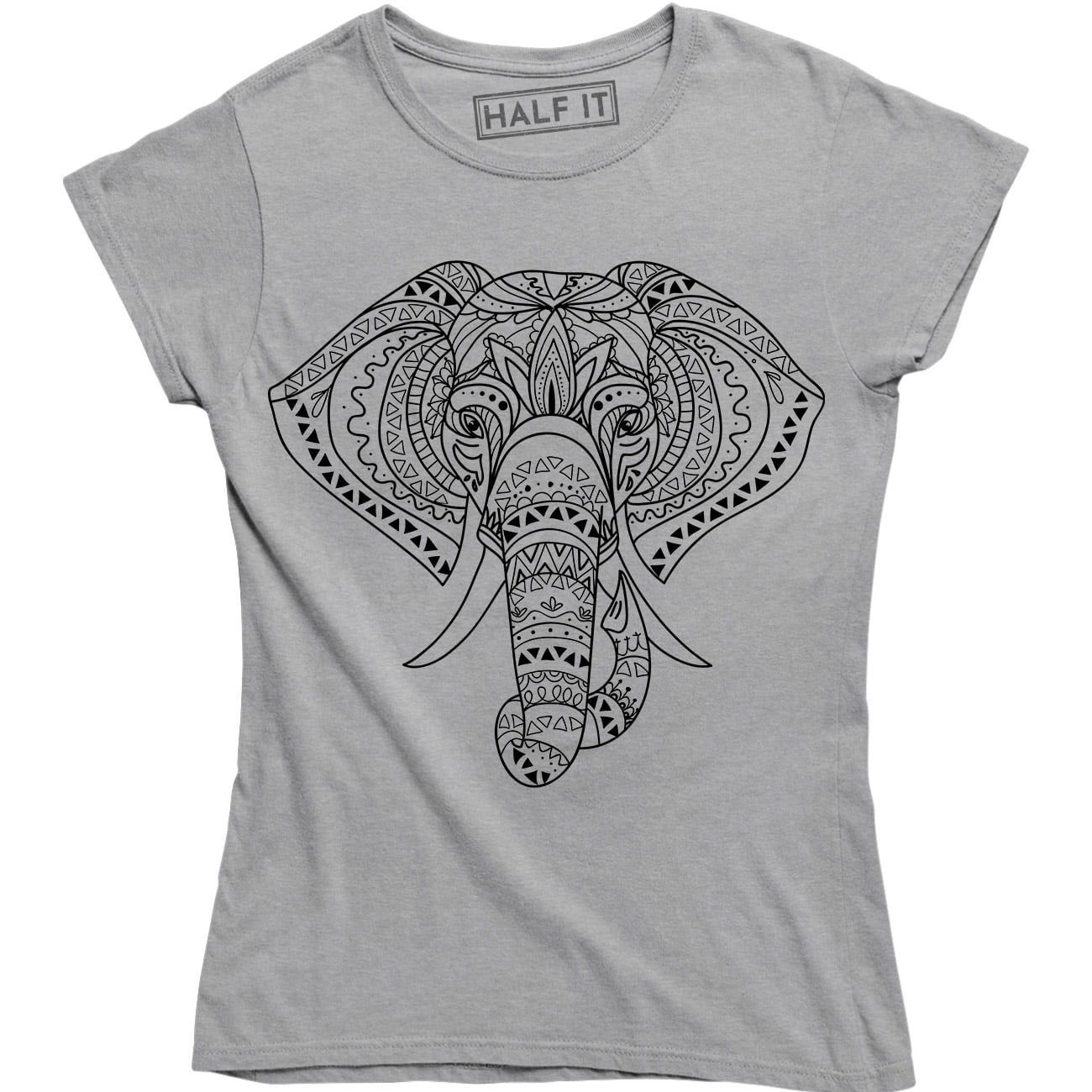 Beautiful Fancy Elephant Head - For Mamal Lover Women's T-Shirt ...