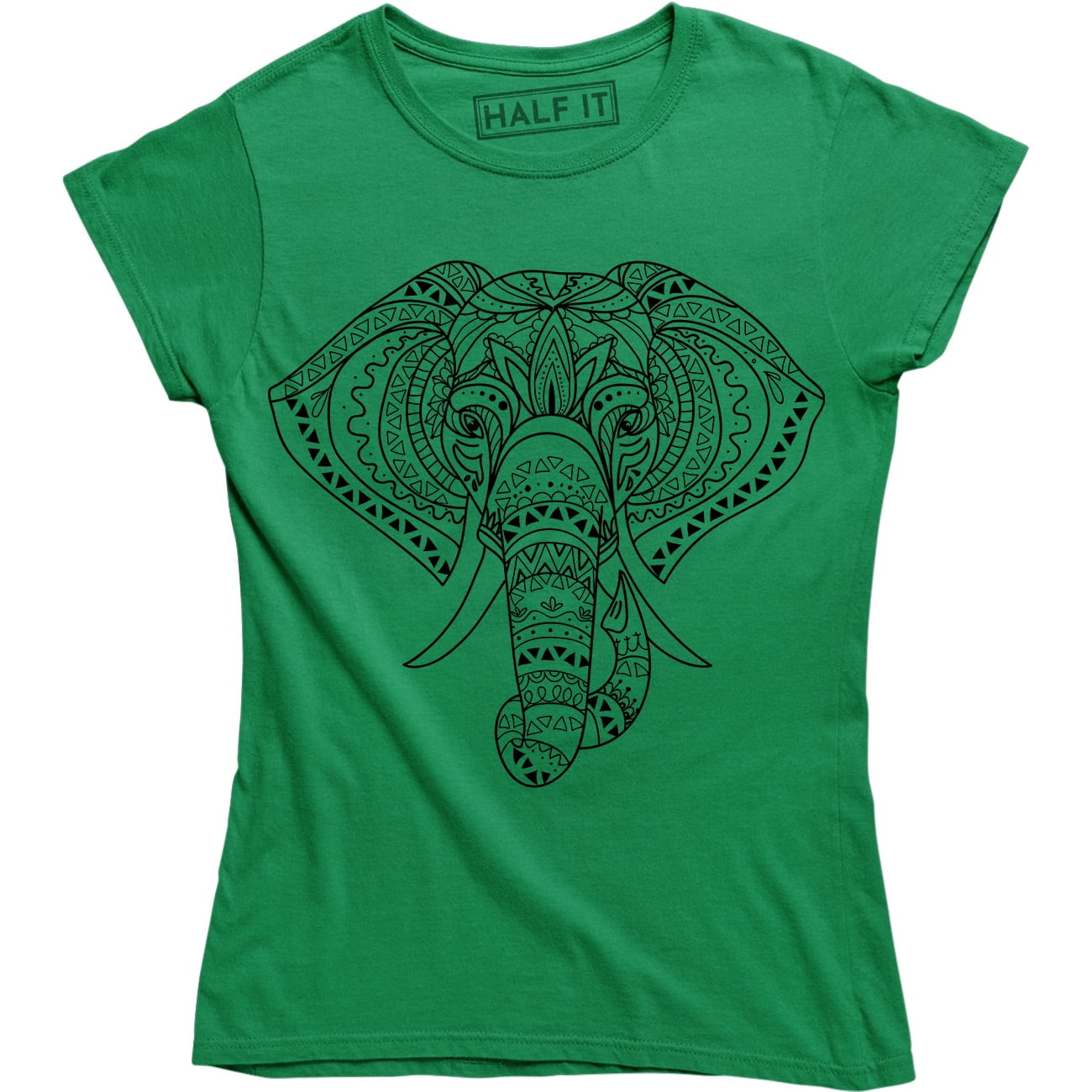 Beautiful Fancy Elephant Head - For Mamal Lover Women's T-Shirt ...