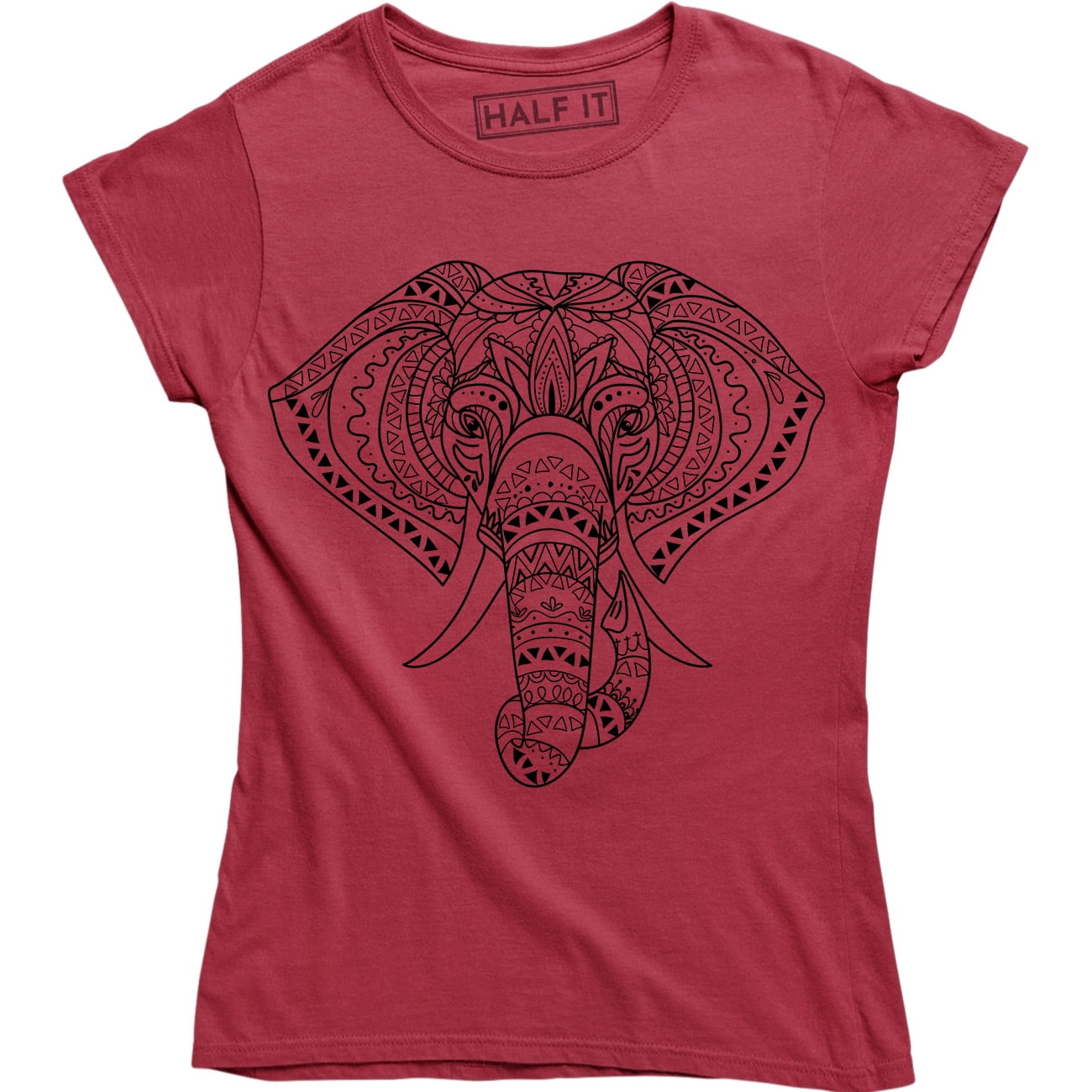 Beautiful Fancy Elephant Head - For Mamal Lover Women's T-Shirt ...