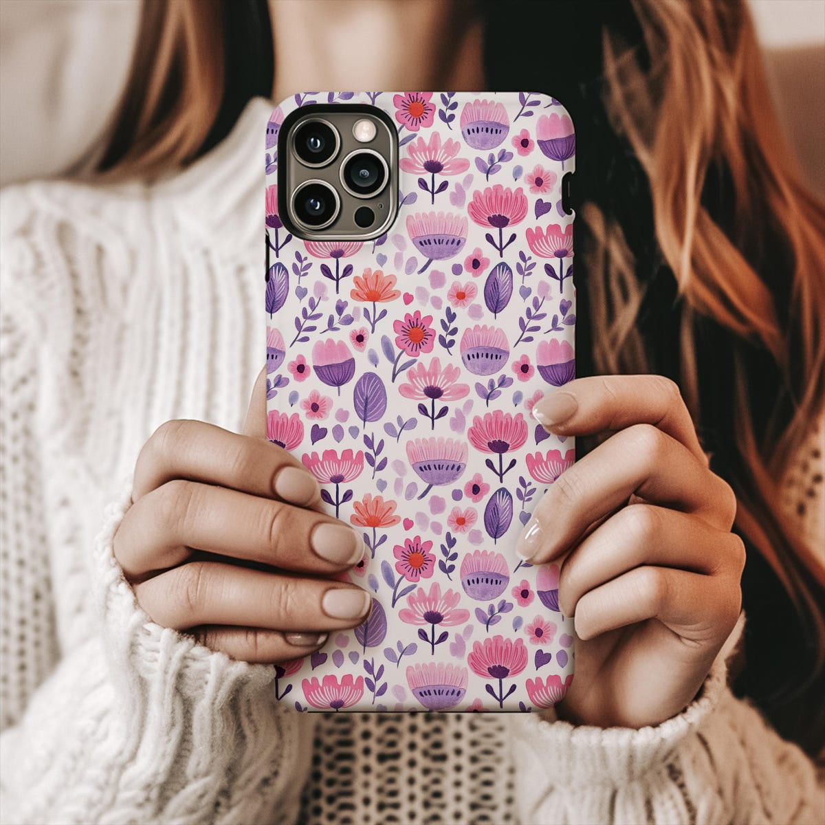 Beautiful Floral Garden Phone Case | A Perfect Gift for Mom and Flower ...