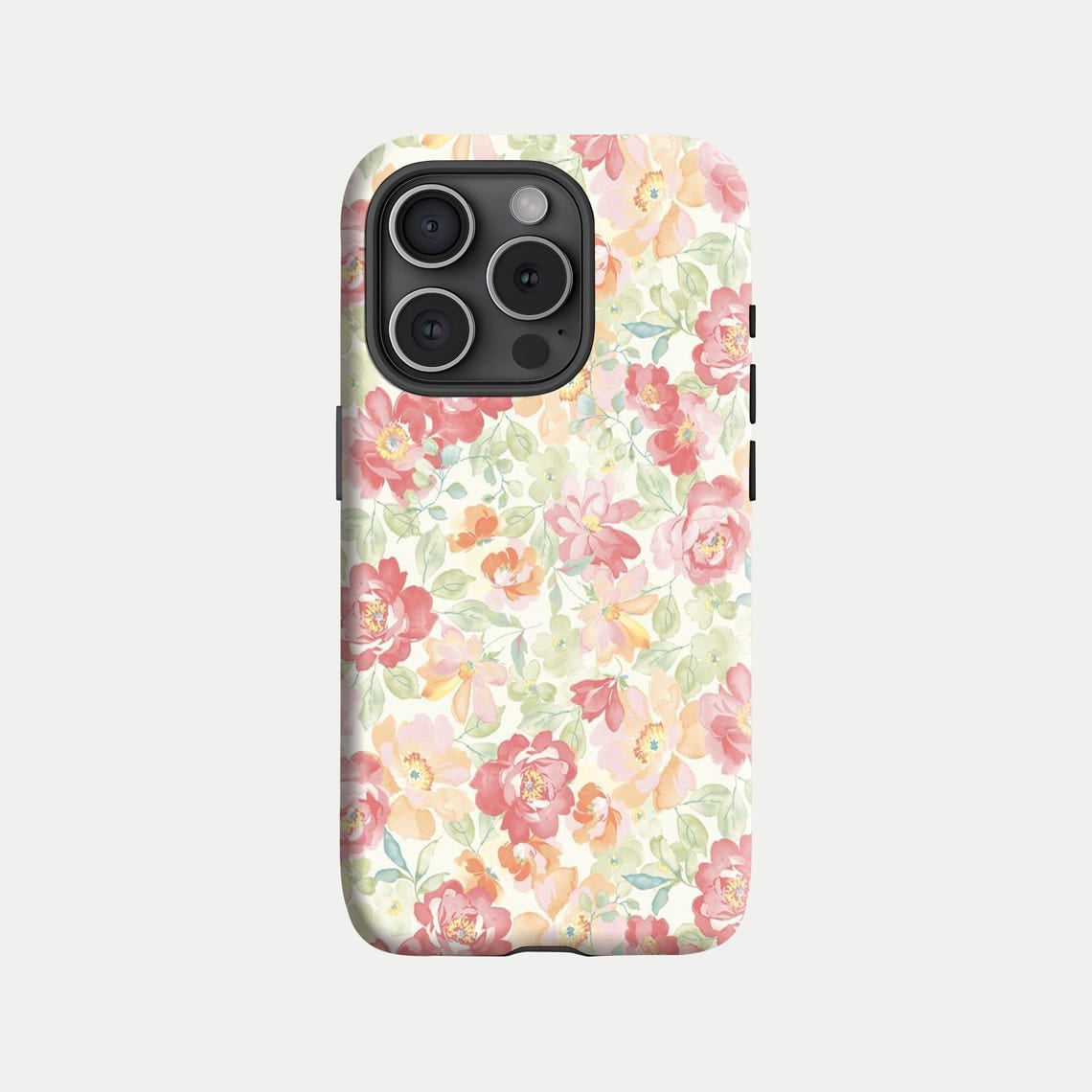 Beautiful Floral Minimal Strong Durable Botanical Phone Case for iPhone ...