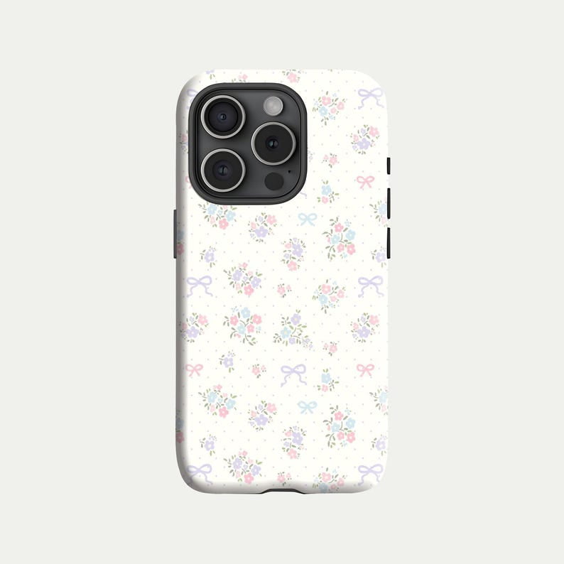 Beautiful Floral Minimalist Strong Durable Protective Aesthetic Phone ...