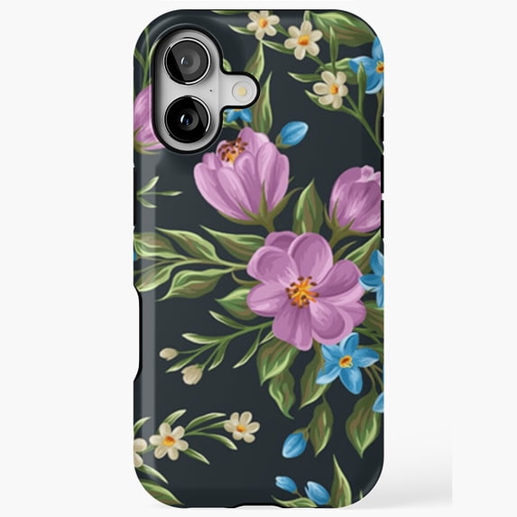 Beautiful Floral Seamless Pattern Artistic Design Case iPhone 17 ...