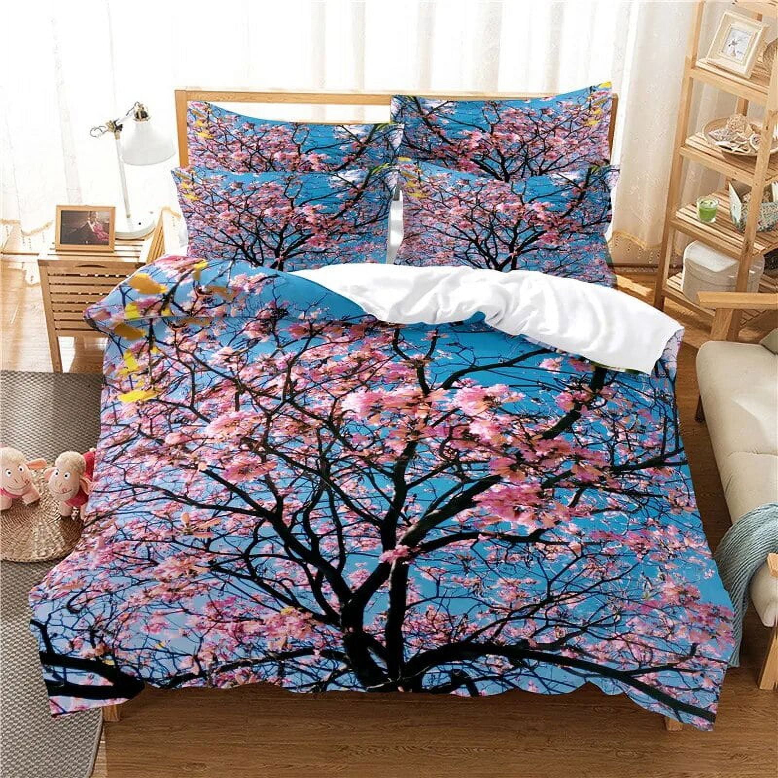 Beautiful Flower Duvet Cover Set 3D Print Daisy Cactus Rose Comforter ...
