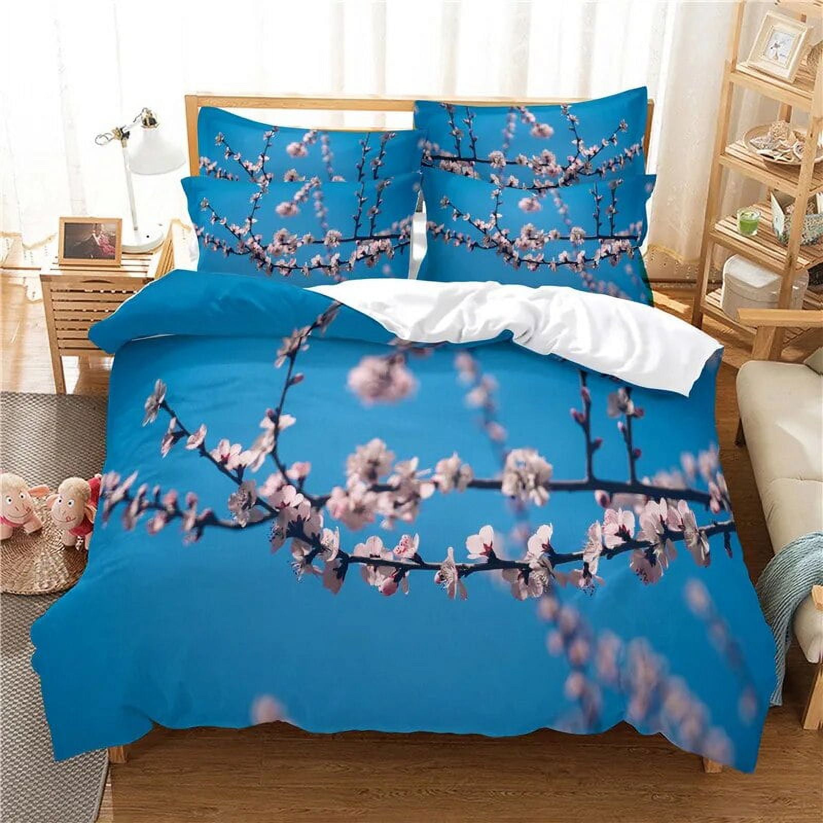 Beautiful Flower Duvet Cover Set 3D Print Daisy Cactus Rose Comforter ...