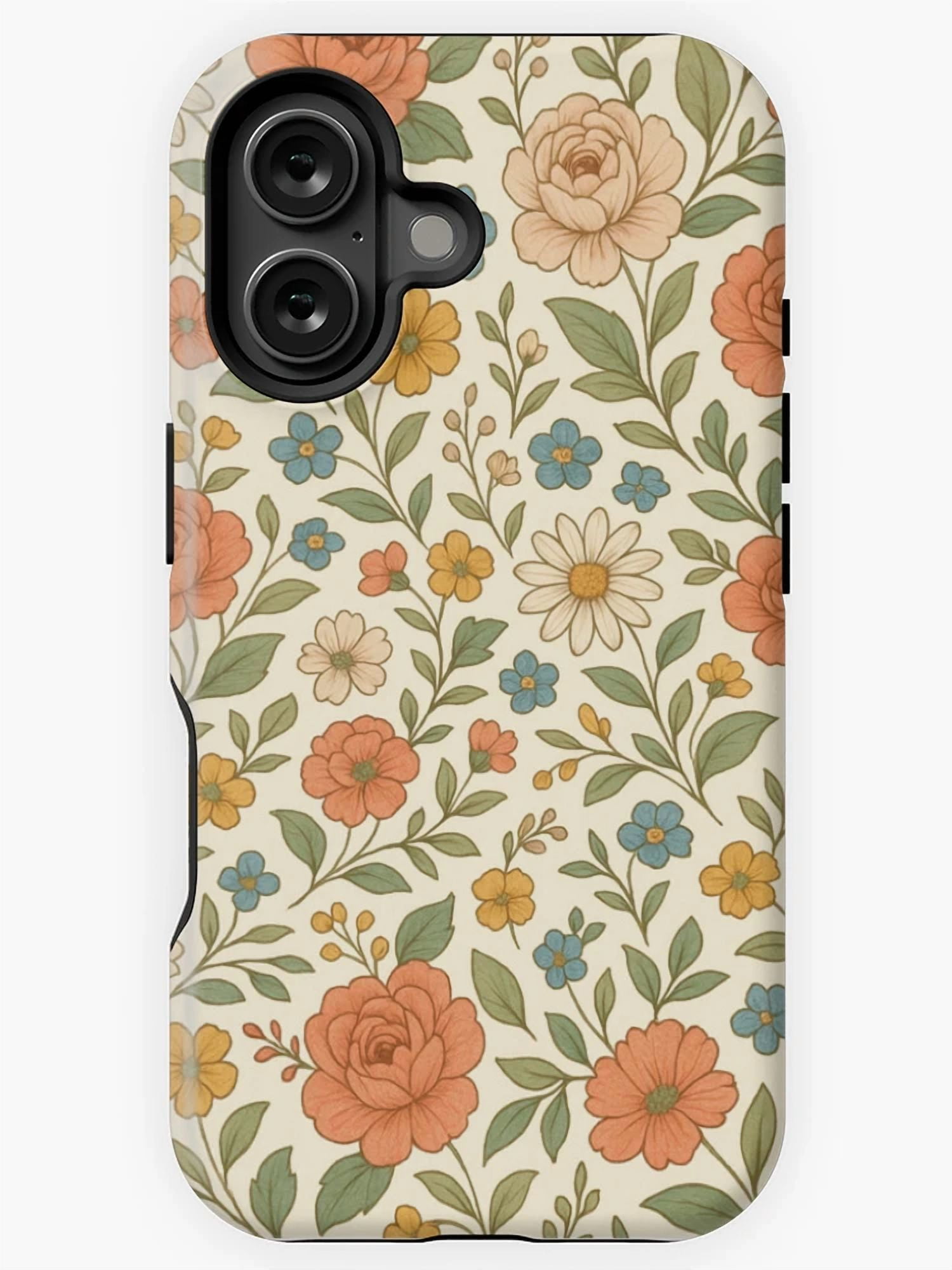 Beautiful Flower Pattern iPhone Case for iPhone 11 12 13 14 15 16 Pro Max - Walmart.com