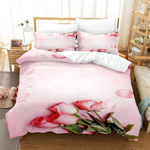 Beautiful Flowers Bedding Set Duvet Cover Set 3d Bedding Digital ...