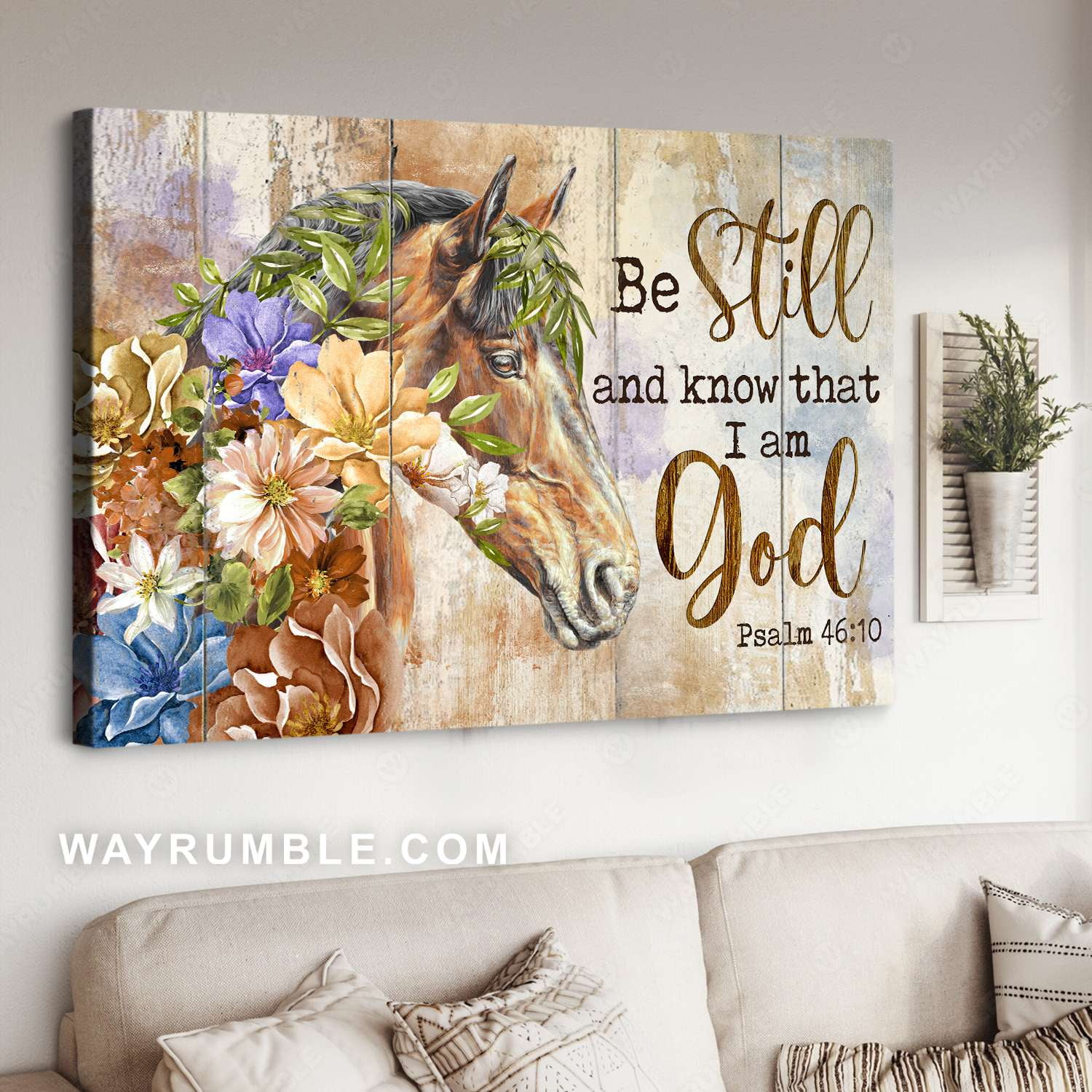 Beautiful Flowers Cape Jasmine Brown Horse Be Still And I Am God ...