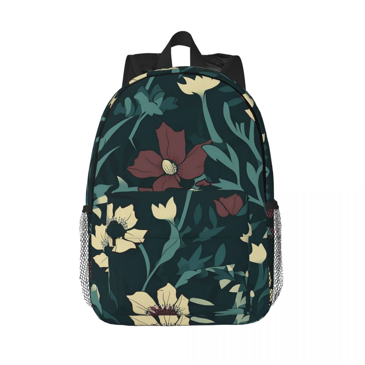 Beautiful Flowers In Bolt Color Backpacks Bookbag Fashion Bags Travel ...