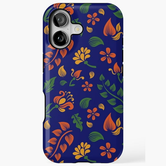 Beautiful Flowers Seamless Pattern Artistic Design Case iPhone 17 ...