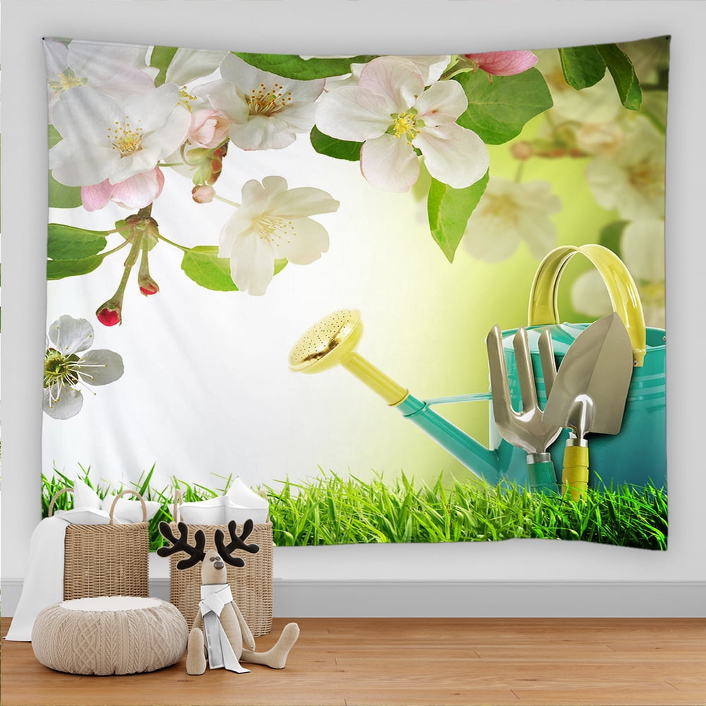 Beautiful Flowers Tapestry Wall Hanging Chart Hippie Bohemian ...