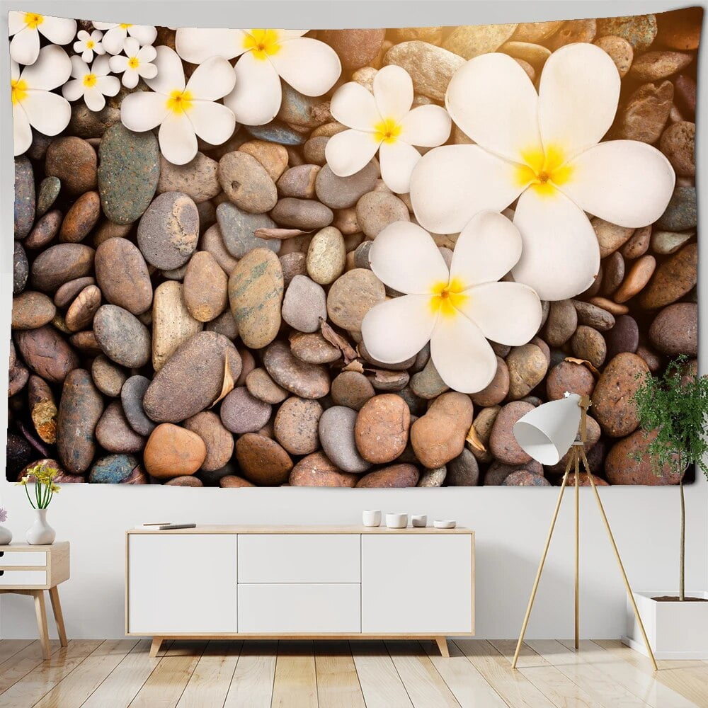 Beautiful Flowers Tapestry Wall Hanging Cloth Tapestries Carpets Dorm ...