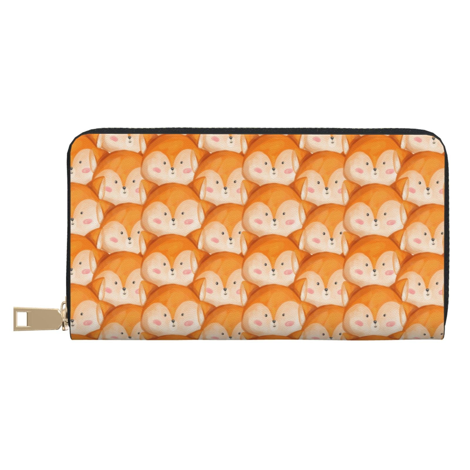 Beautiful Fox A Wallet Women, Leather Bifold Multi Card Wallet, Women's ...