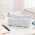 Beautiful-Fresh Floral Pencil Bag – High-Appearance Canvas Storage ...