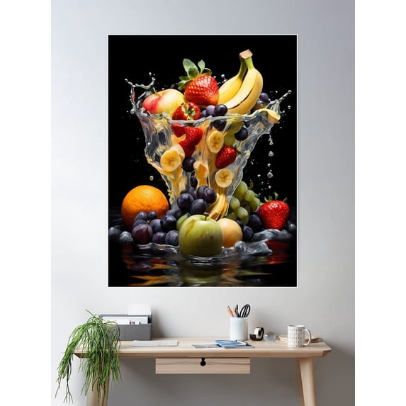 Beautiful Fruits Wall Art Poster Wall Art Modern Wall Decor For Living ...